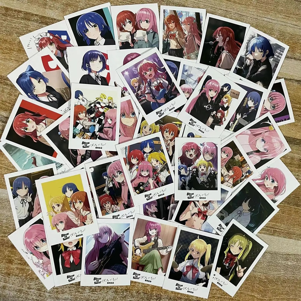 40Pcs/Box Bocchi The Rock Photocards Anime Figures Postcard Paper Lomo ...