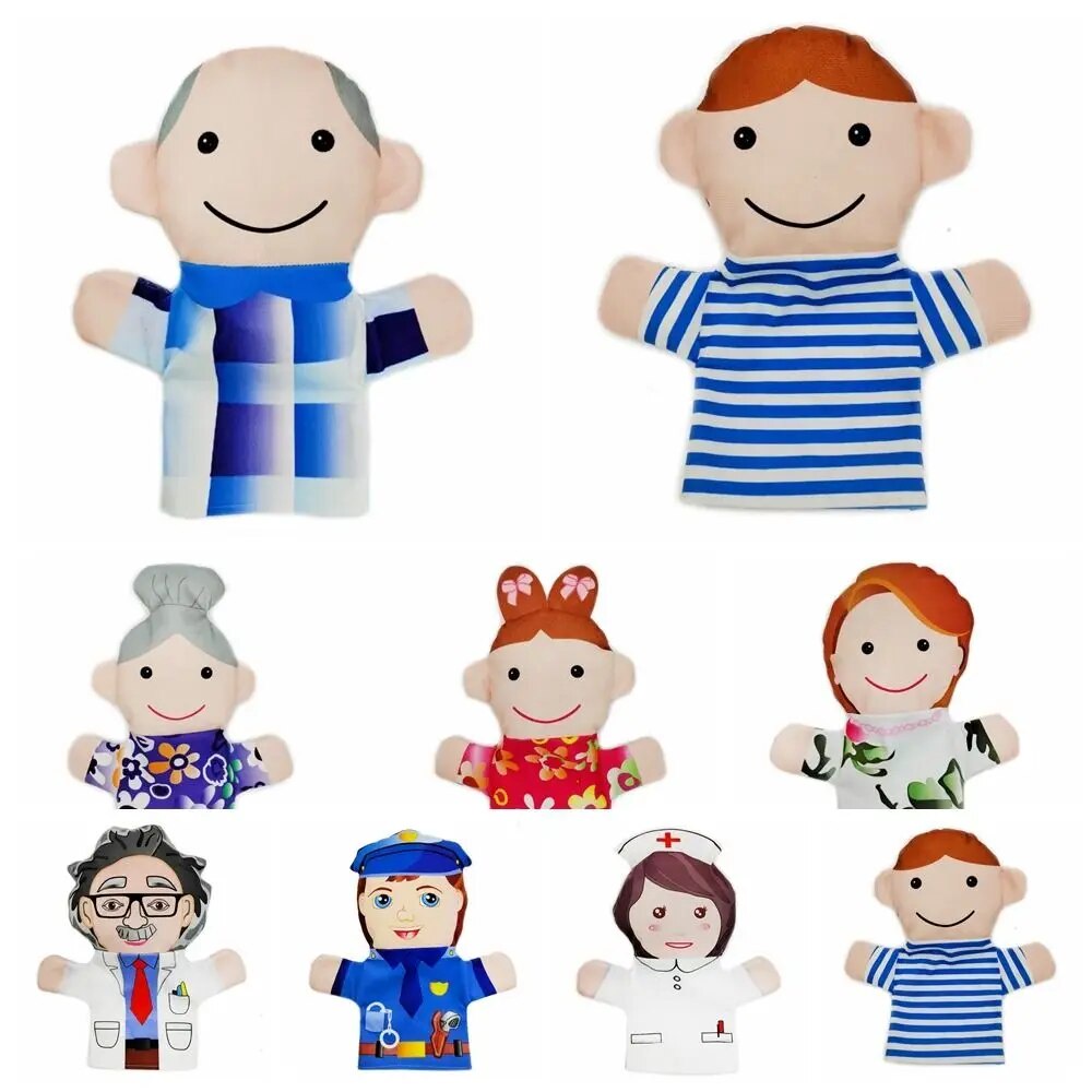 12 Types Hand Puppets For Family Members Cloth Adorable Hand Puppets ...