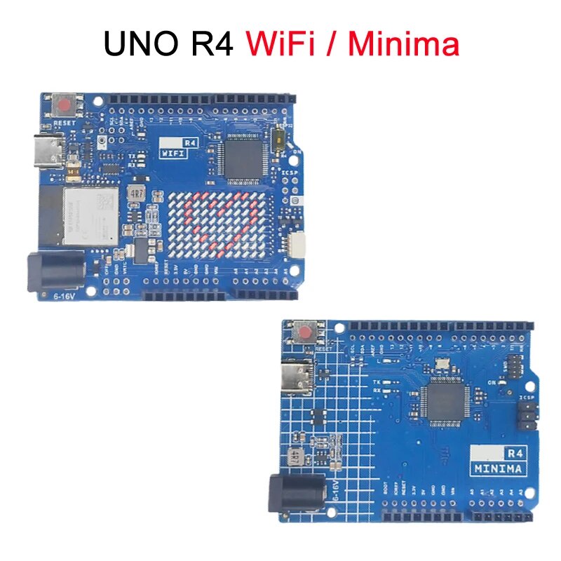 ☁UNO R4 Board Improved Blue Version Compatible with Arduino UNO R4 Minima / WIFI development ...