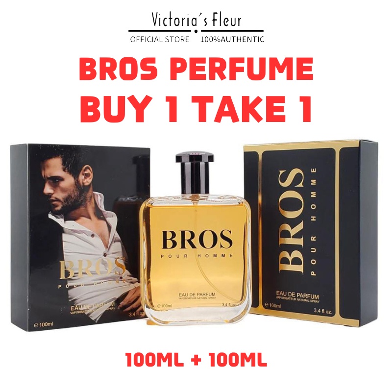 【Buy 1 Take 1】Bros Box Perfume 100ml Perfume for Men Scented Scent ...