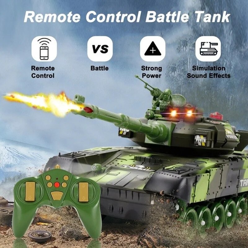 44CM Big RC Tank Battle World War machine for Radio-controlled Tanks on ...
