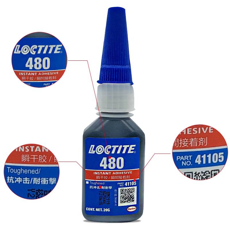 20ml Loctite 480 Black Glue 310 438 enhanced Instant Dry Glue 480 4210 ...