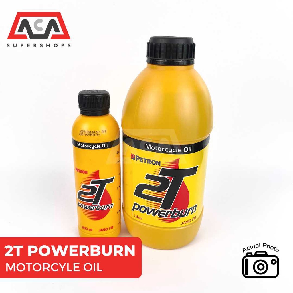 PETRON 2T OIL POWERBURN 1 LITER/ 200ML | Shopee Philippines
