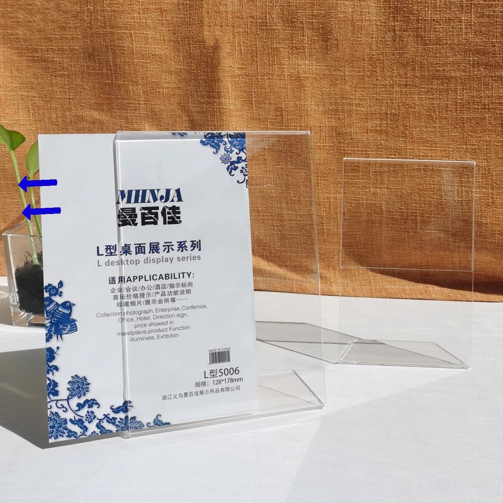 Photo Booth Frames Clear Acrylic Display, 13X18cm A5 Slanted Back ...