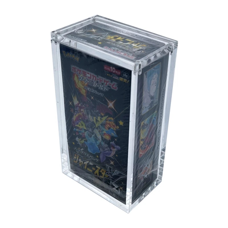 Custom Japanese Pokemon Card Acrylic Box Packaging Clear Acrylic ...