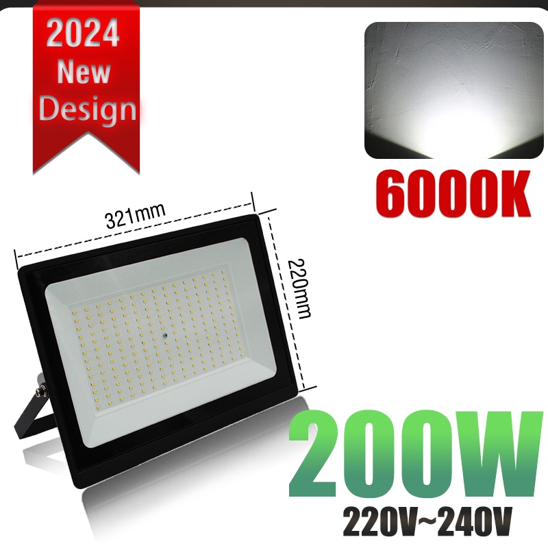 【On Hand】 LED Flood Light 220V 10W 20W 30W 50W 100W 150W 200W Outdoor Street Lamp Waterproof ...