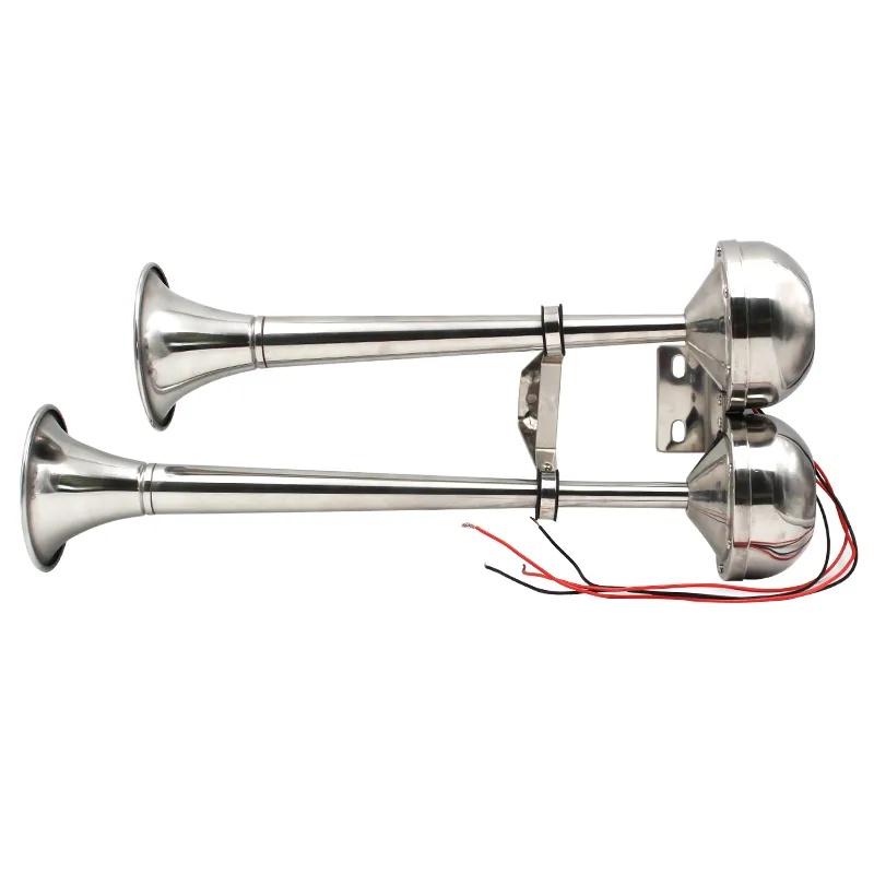 Stainless steel Single or dual trumpet Electric Air horn Marine horn ...