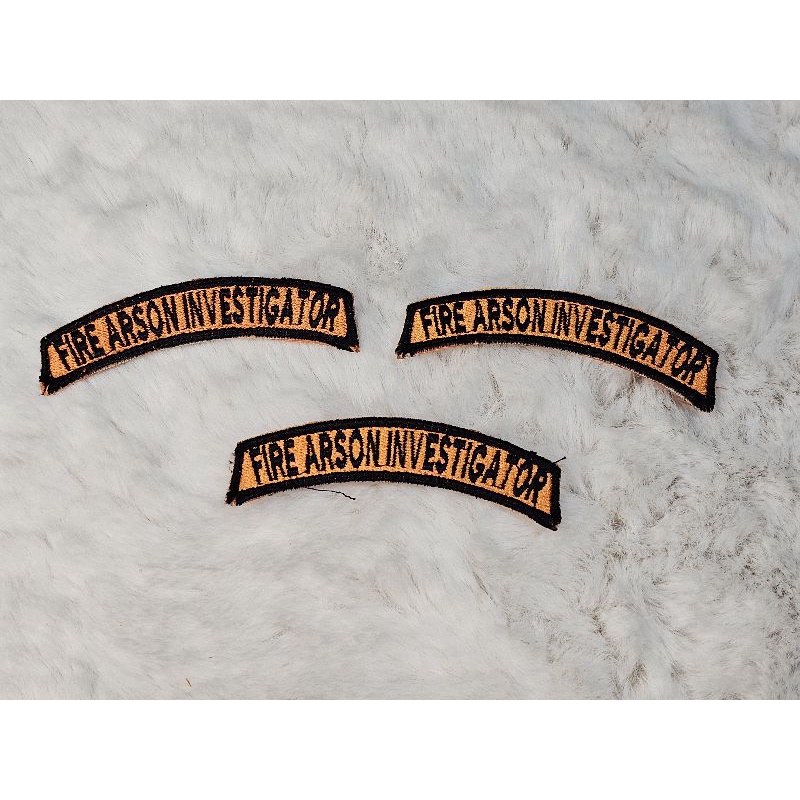 Fire Arson Investigator with velcro | Shopee Philippines
