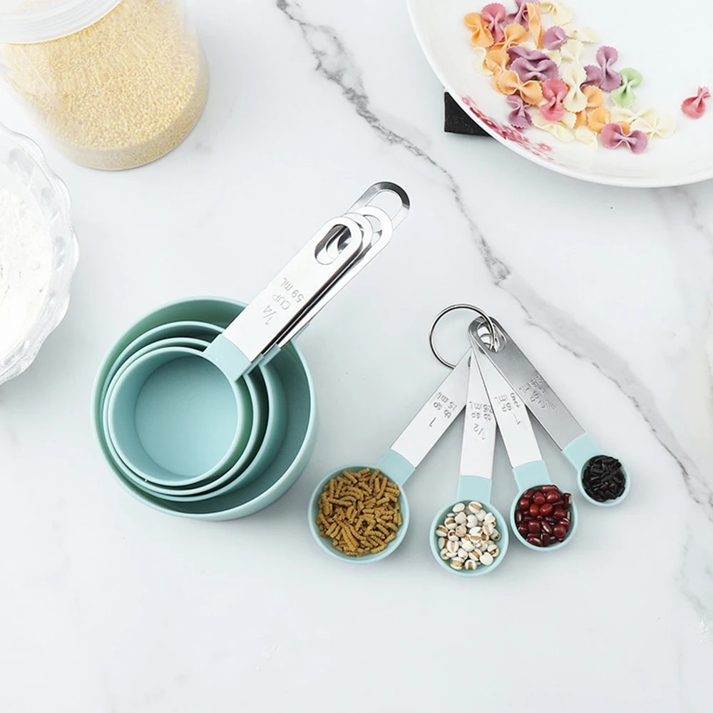 4Pcs/8pcs Multi Purpose Spoons/Cup Measuring Cup Measuring Spoon Tools ...