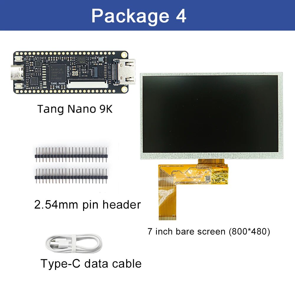 Sipeed Tang Nano 9K FPGA Development Board GOWIN GW1NR-9 RISC-V HDMI+2 ...