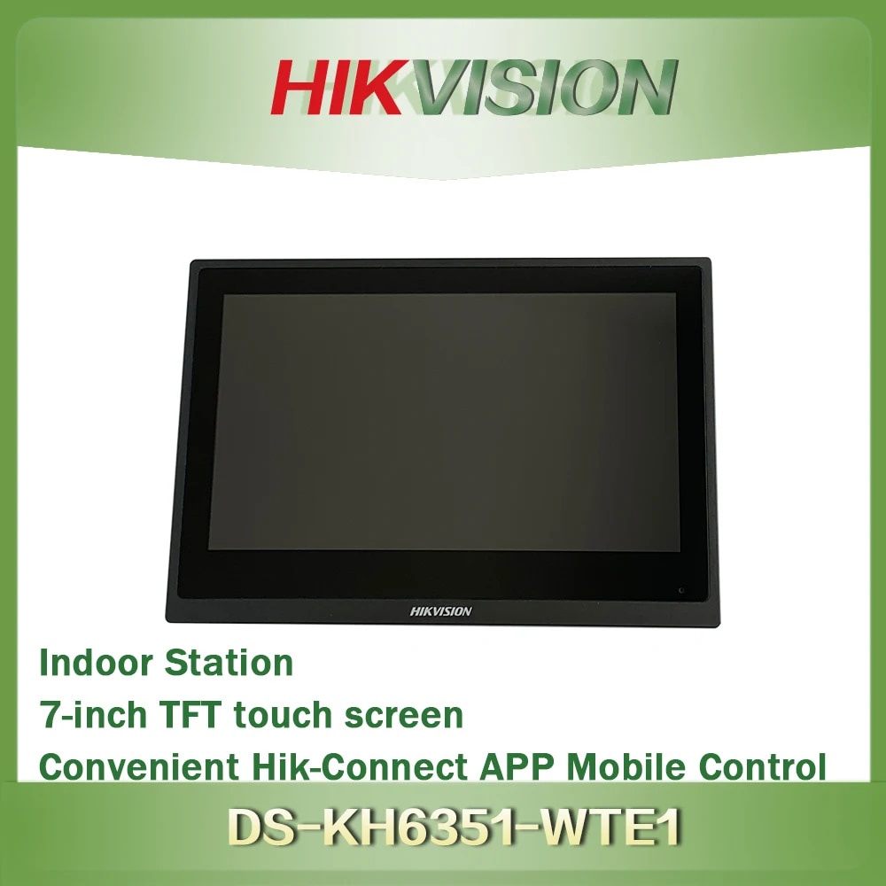 Hikvision Wi-Fi Monitor 7 inch 10 inch Touch-Screen Ip Indoor Station ...