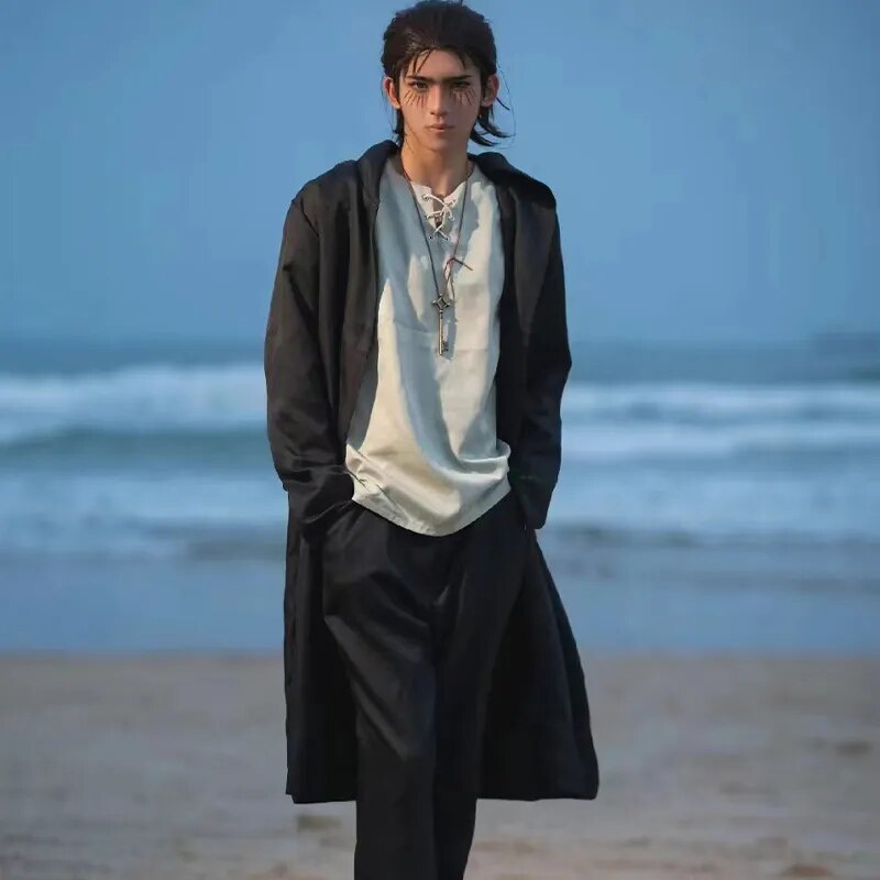 Attack Anime Titan Season The Final Season Jaeger Eren Black Coat Pant ...