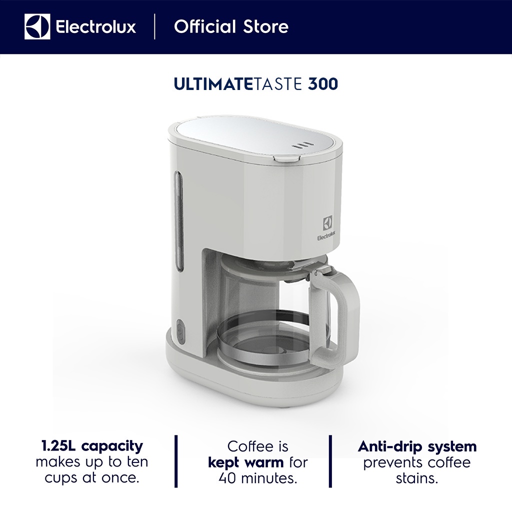 Electrolux E2CM1-200W 1.25L Create 2 drip Coffee Maker(DS) | Shopee ...