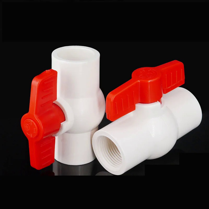 gogo PVC ball valve switch screw socket Water supply pipe 20mm 25mm ...