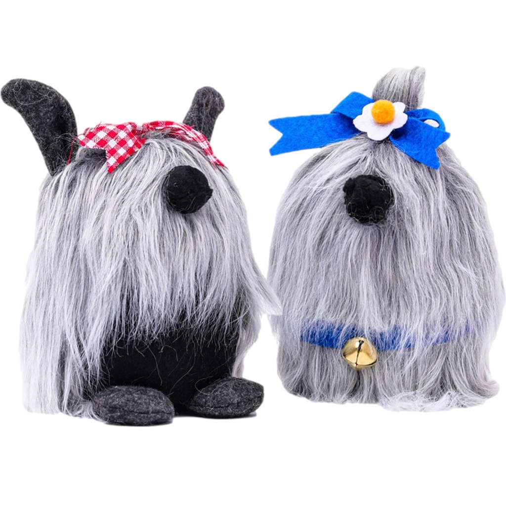76H Dog Couple Plush Dolls Stuffed Animal Toys Soft Hugging Plushie ...