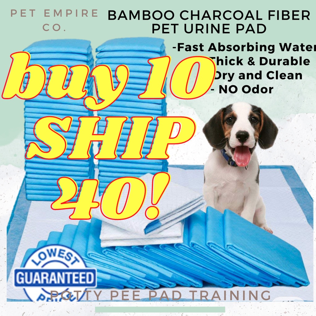New Improved Bamboo Charcoal Technology Pet Pee Pads Dog Pee Training ...