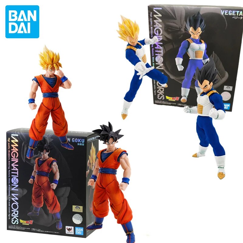 63y BANDAI IMAGINATION WORKS Dragon Ball IW Monkey King Vegeta Saiyan 1 ...