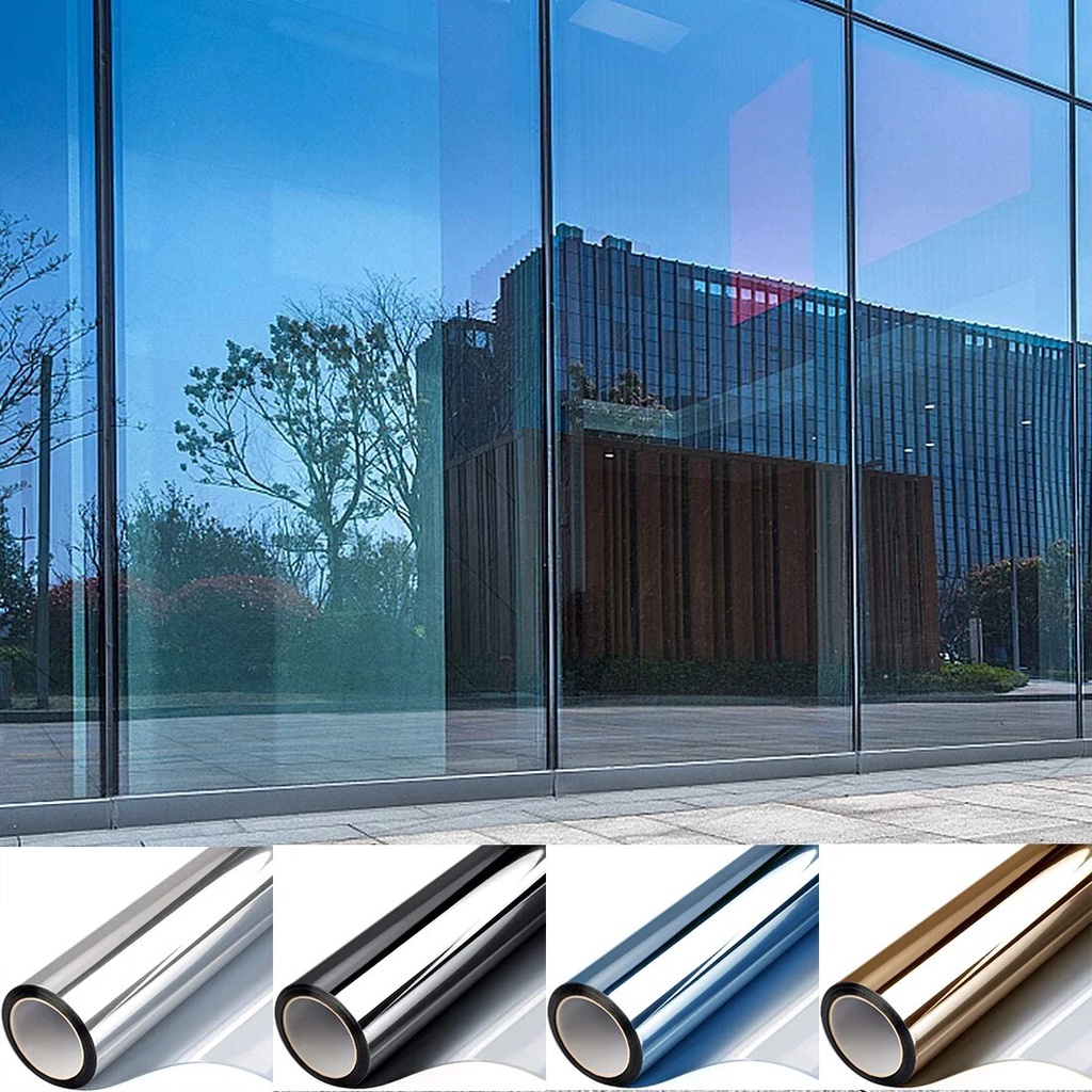 Unidirectional Mirror Vinyl Adhesive Window Film Privacy Sun Protection ...
