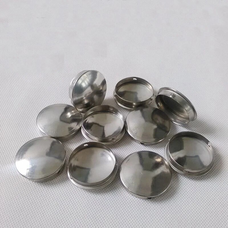 201 Stainless Steel 36mm Tube Fast Sealing Cover Round Pipe Inner Plug ...