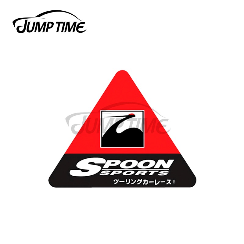 JumpTime 13 x 7.8cm For Spoon Sports logo Honda Motorcycle Car Stickers ...