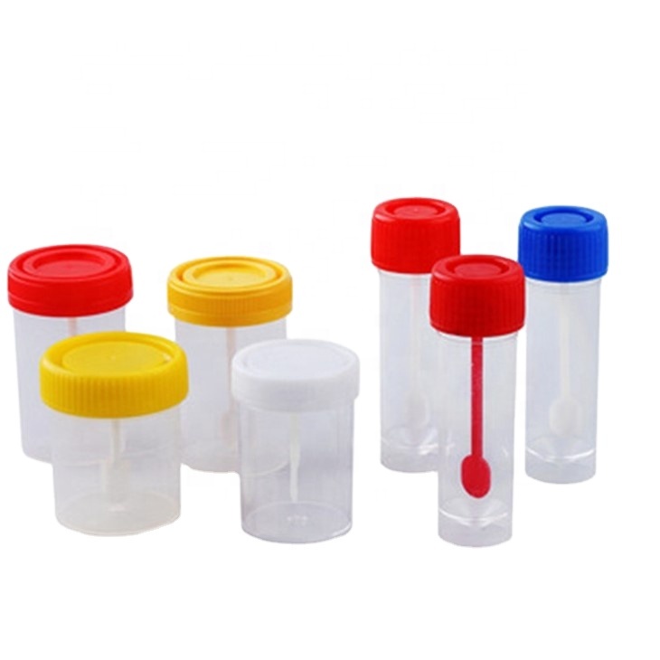 Lab Disposable Sterile Sputum Cup Fecal Specimen Collection Stool ...