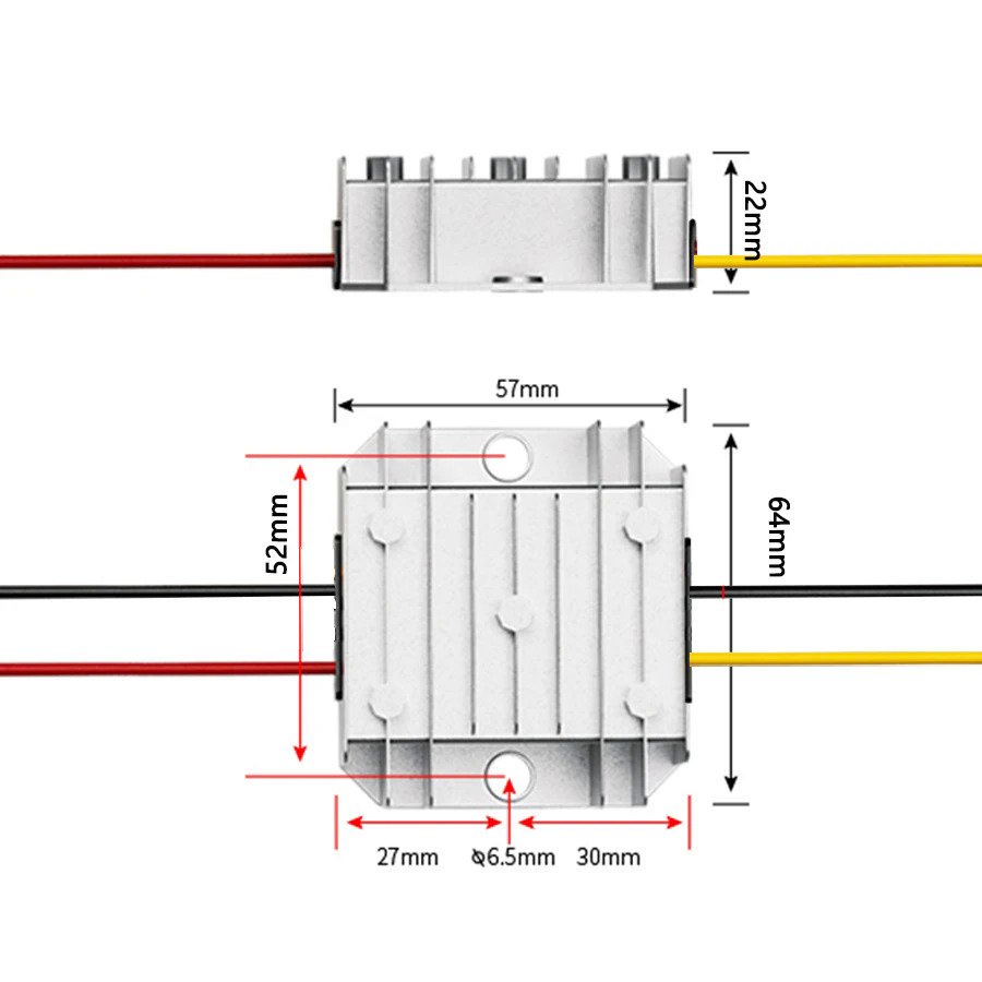 DC DC 12V to 5V Converter 24V to 5V 3A 5A 8A 10A Buck Model 10-35V to ...