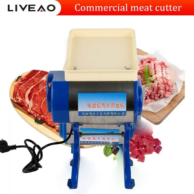 Industrial Heavy Duty Meat Cutting Machine Automatic Chicken Beef Pork ...