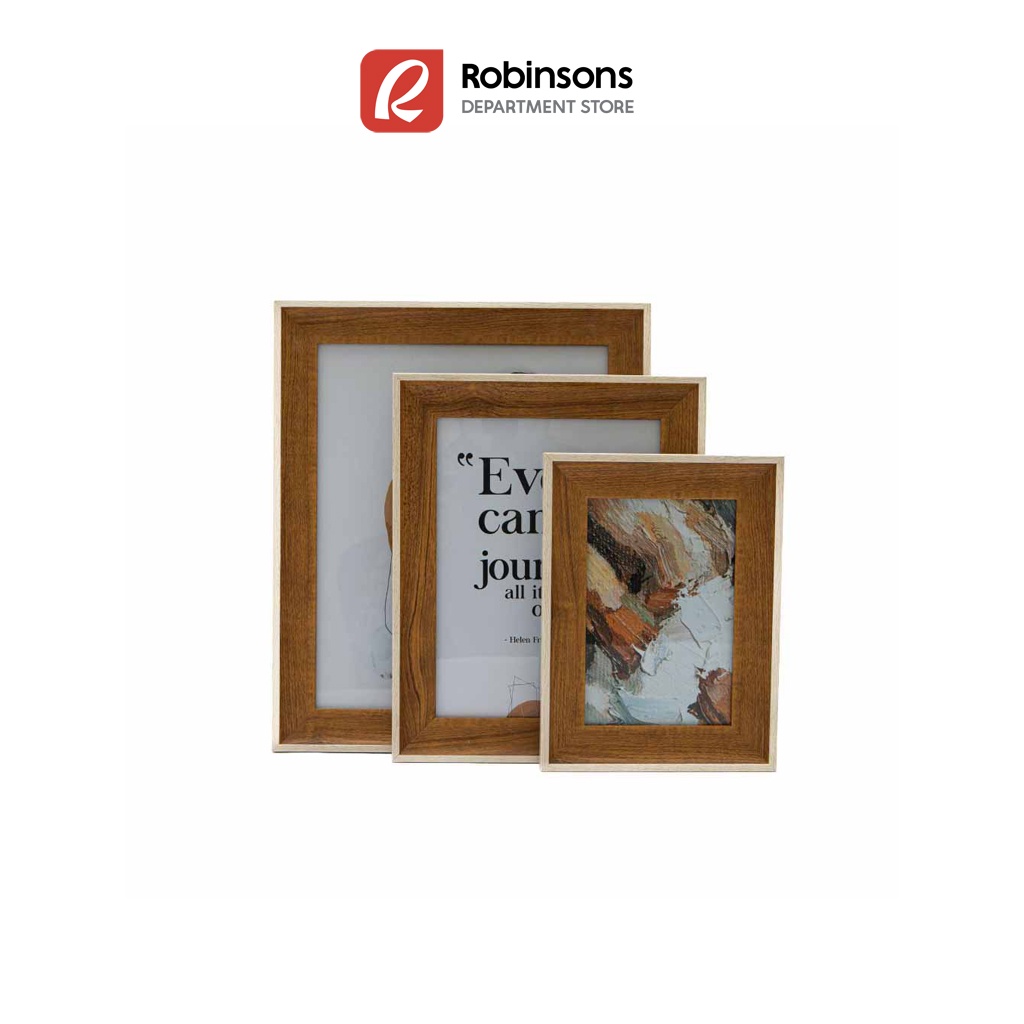 Wooden Frame 3-piece Bundle Set (Natural) | Shopee Philippines