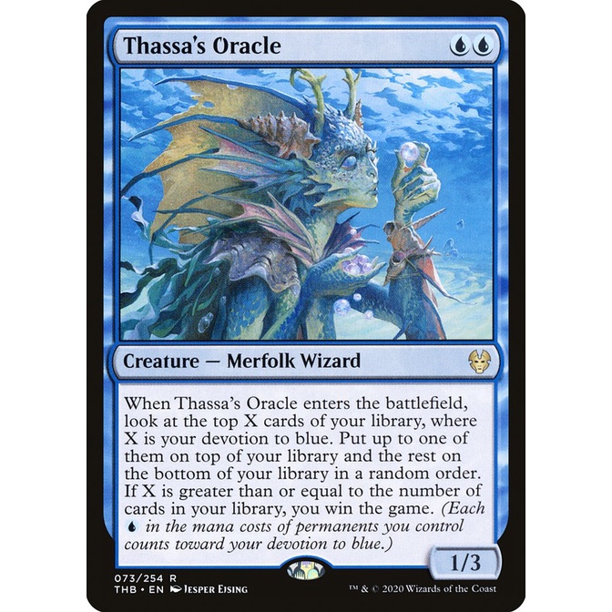 MTG Proxy Card - Thassa's Oracle | Theros Beyond Death (THB) | Shopee ...