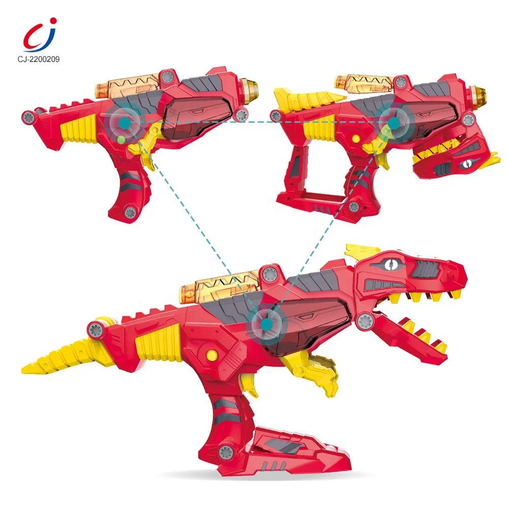 T7QO Take apart toys assembly tyrannosaurus deformed dinosaur guns 3 in ...
