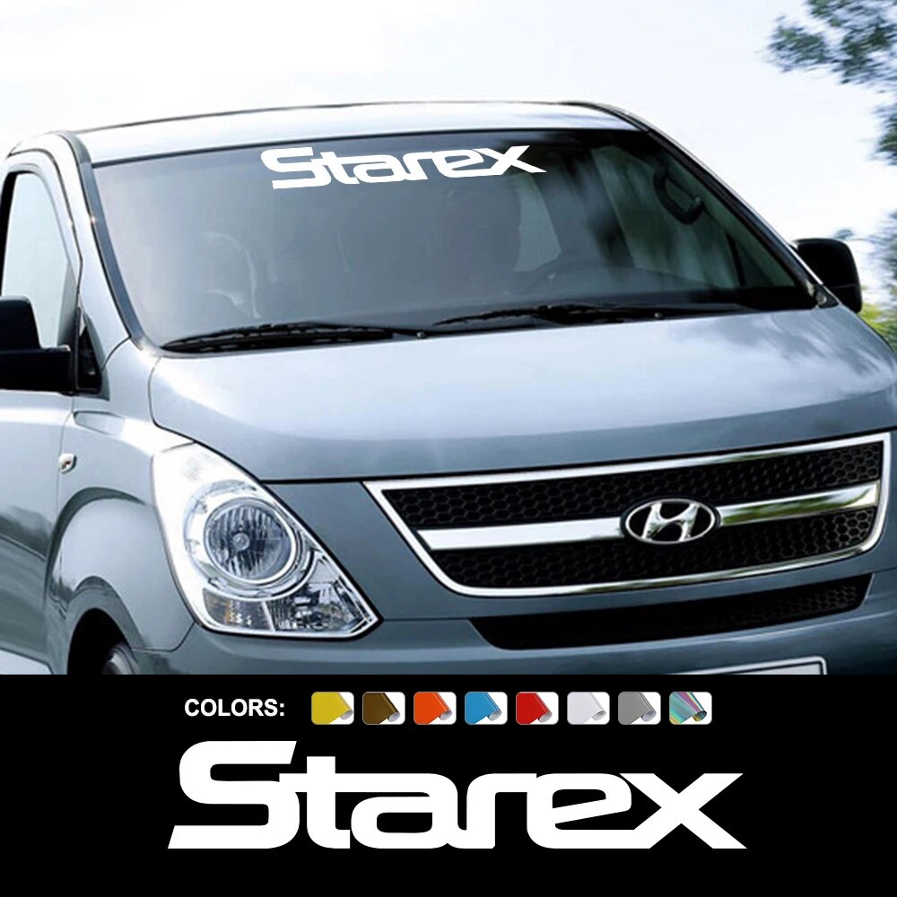 Car Windshield Sticker For Hyundai Grand Starex H1 ILoad Imax H200 H300 A1 Camper Van Vinyl Dec ...