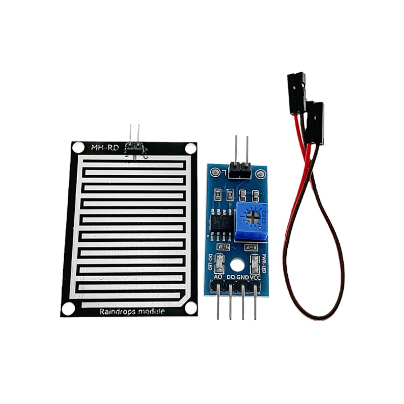 LM393 Raindrop Water Detection Sensor Weather Moisture Monitor ... LM393 Raindrop Water Detection Sensor Weather Moisture Monitor ...