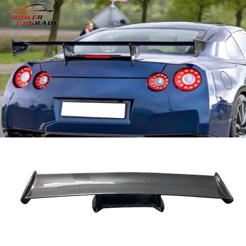 Carbon Fiber Car Rear Spoiler Wing For Nissan GTR R35 Nismo Style Trunk ...