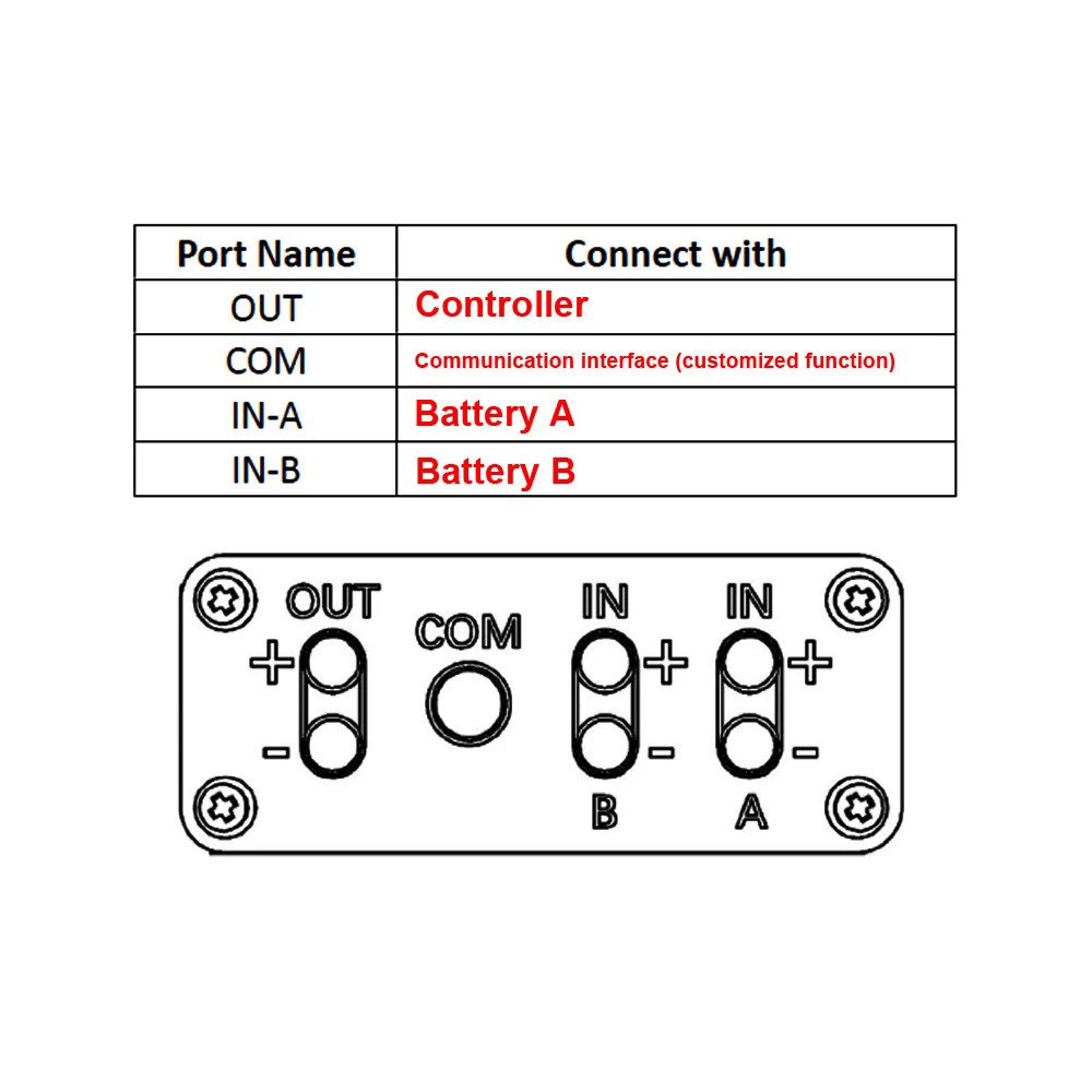 Dual Battery Pack Balance Parallel module Connect two battery in one ...