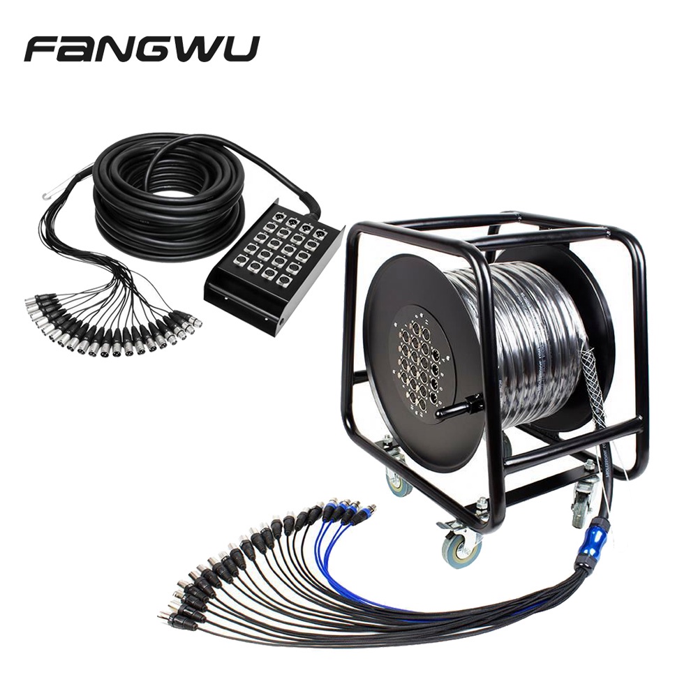 Factory Oem8 10 12 16 24 32 Channels 30 50 100 Meter Xlr Audio Signal ...