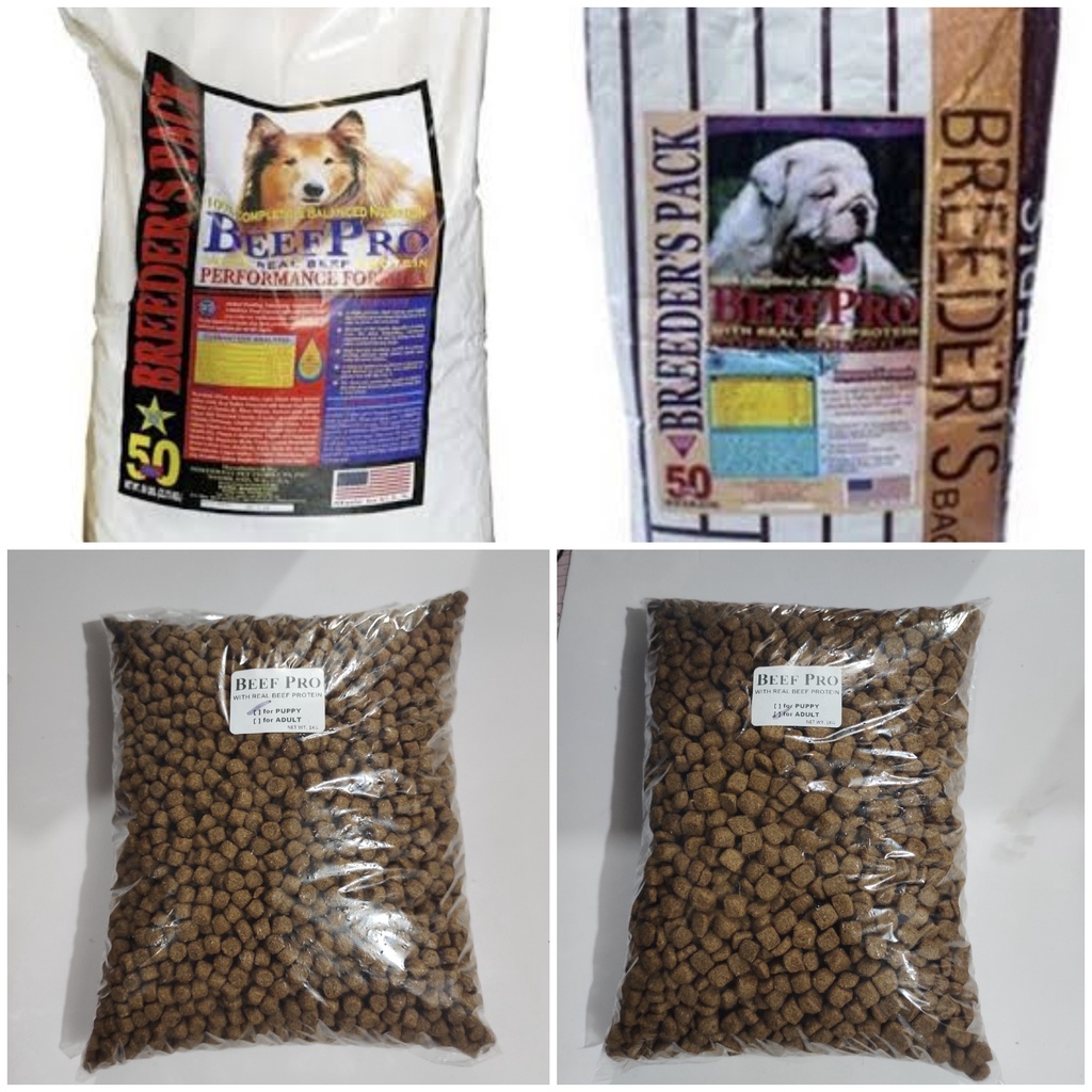 Beef Pro Dog Food Beefpro Adult Beefpro Puppy 1kg | Shopee Philippines