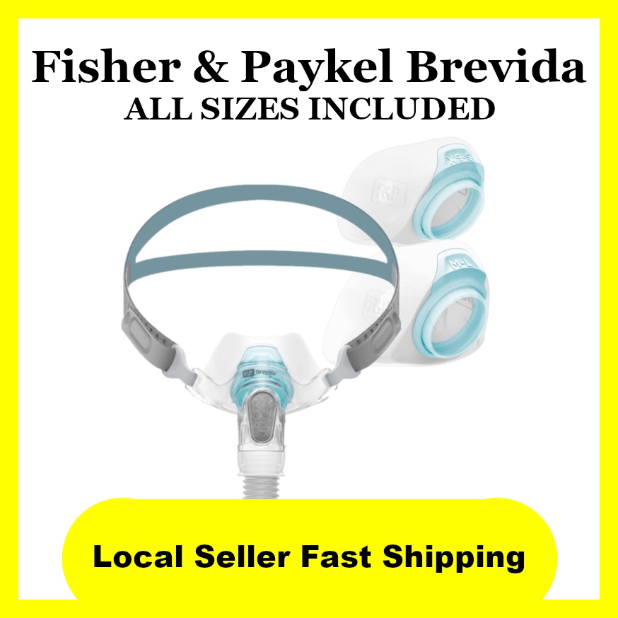 Fisher Paykel Brevida Nasal Pillow CPAP Mask Fitpack COMPLETE SET for ...