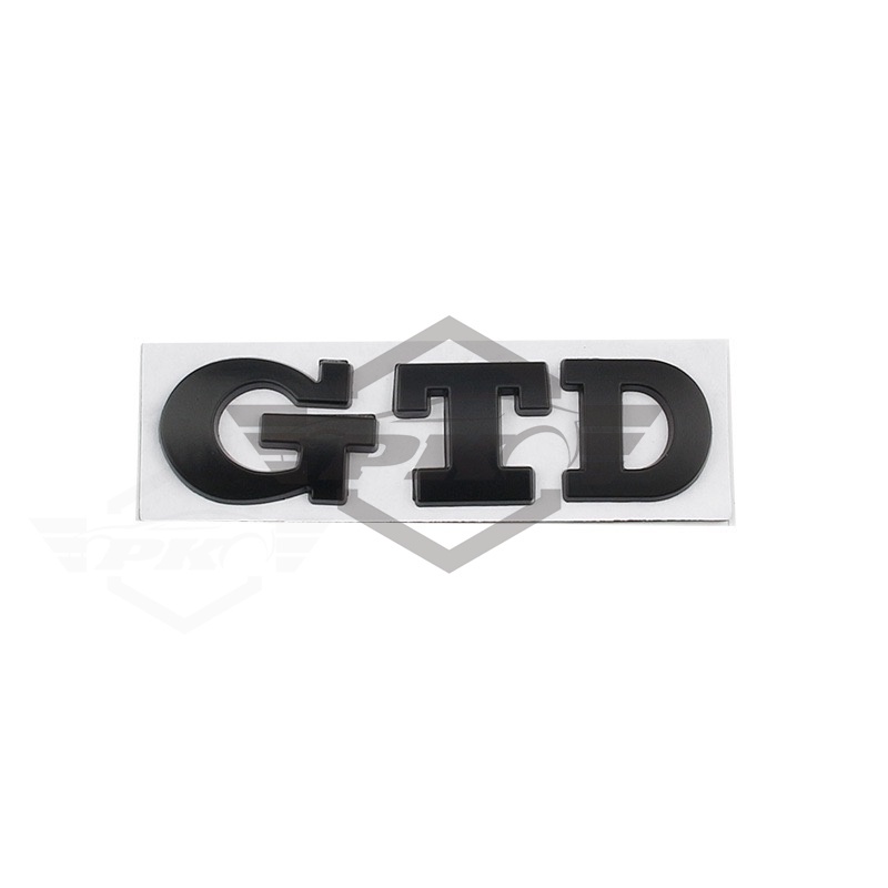 3D Metal GTD Car rear Grille Badge Decal Emblem Stickers For Volkswagen ...