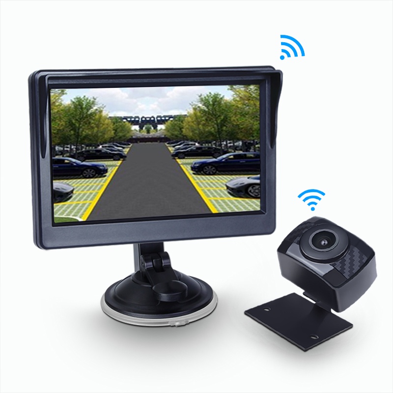 5inch Wireless analog signal car tft lcd monitor with Waterproof ...