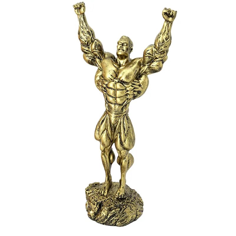 68q EUROPEAN HERCULES BODYBUILDER MUSCULAR MEN STATUE ABSTRACT FIGURE ...