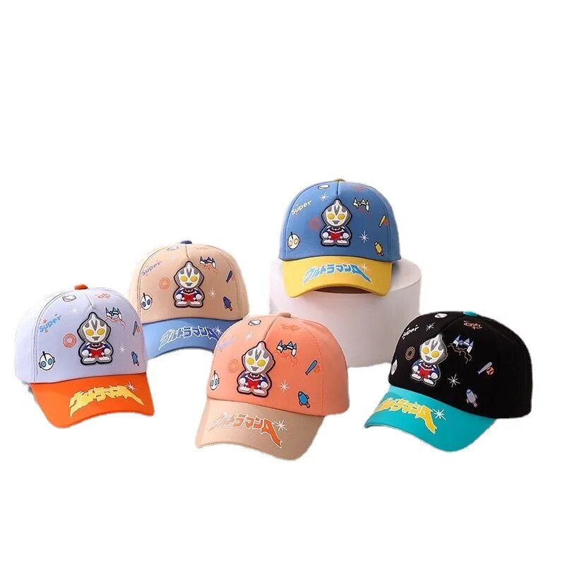 Ultraman Boys Anime Cap Spring Autumn Summer Cartoon Handsome Versatile ...