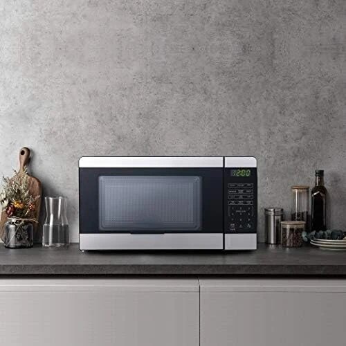 WLCMV207S2-07 Countertop Small Microwave Oven with 6 Preset Cooking ...