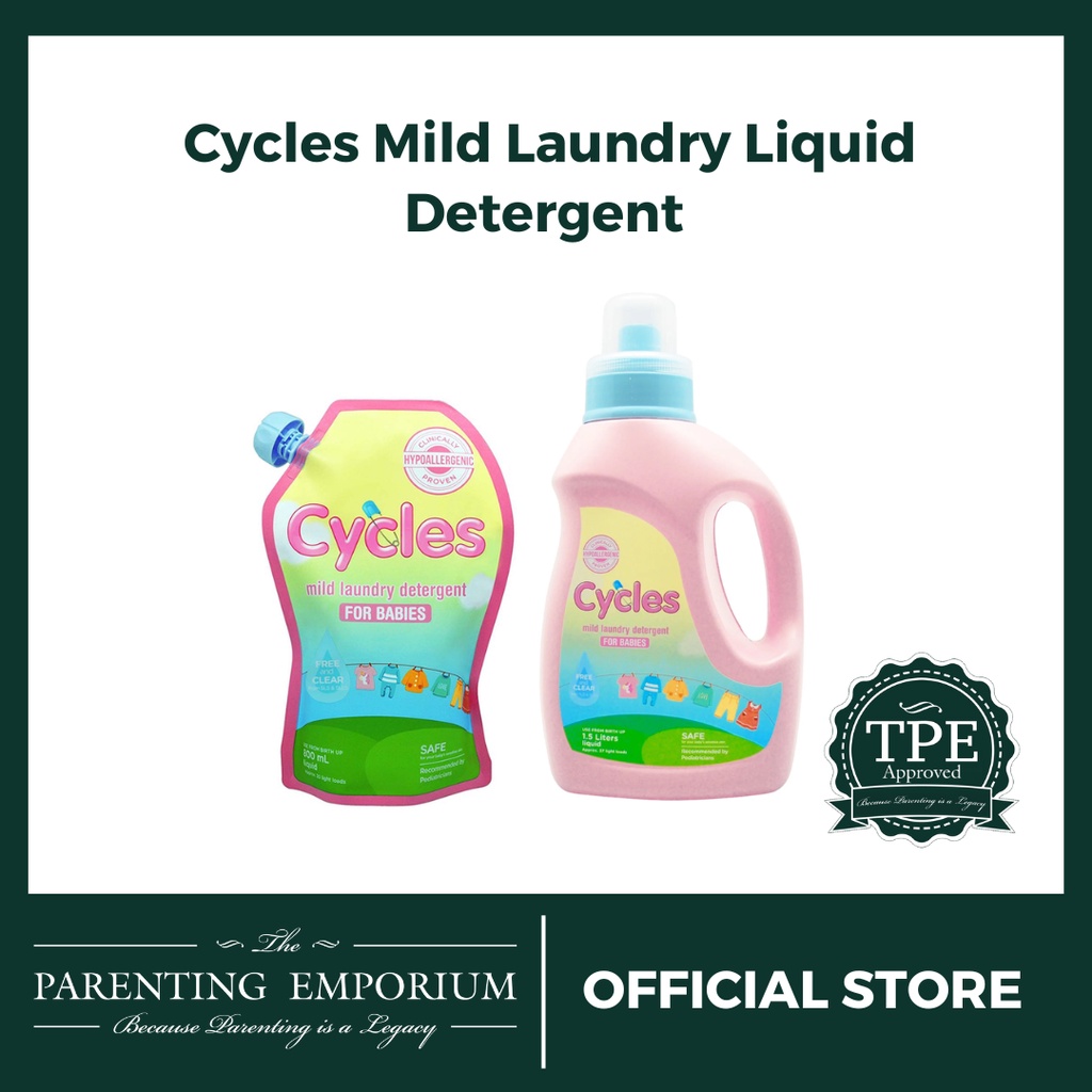 In stock Detergent The Liquid Mild TPE Cycles Parenting Laundry ...