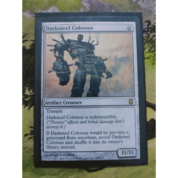 MTG - Darksteel Colossus - DARKSTEEL | Shopee Philippines