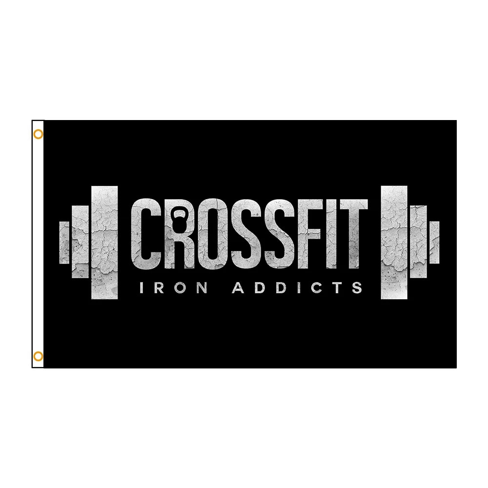 3Jflag 90x150cm CROSSFIT Fitness gym Muscle building Interior ...