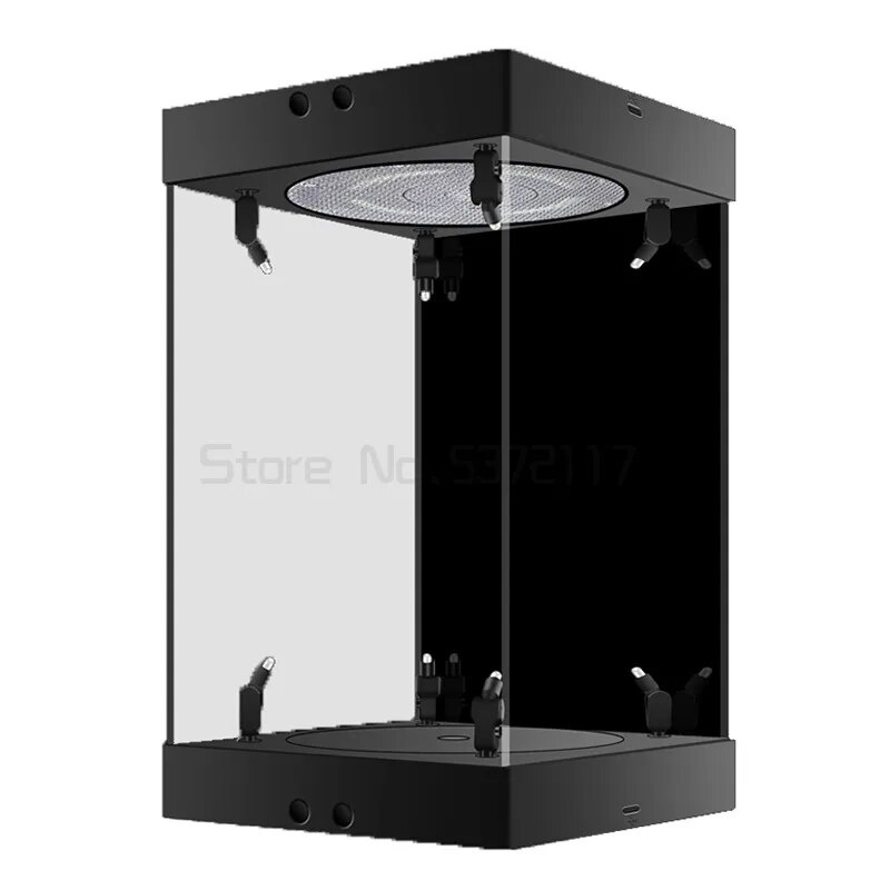 Rotating LED 12" Figures Model Die cast Display Case with Lighting for ...