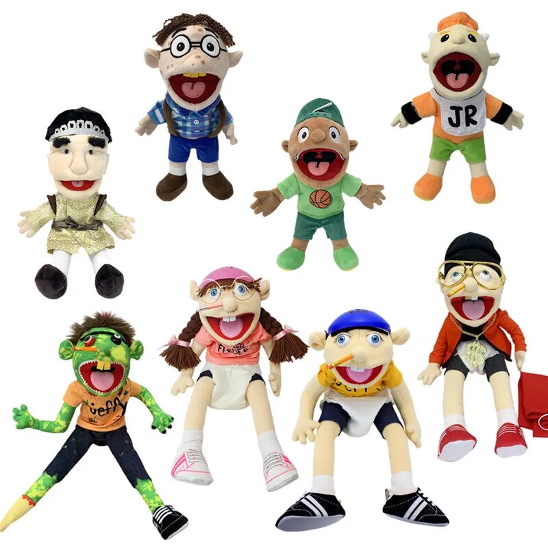 ☁38/60cm Jeffy Puppet Cartoon Jeffy Puppet Plush Toy Jeffy Dolls Soft ...