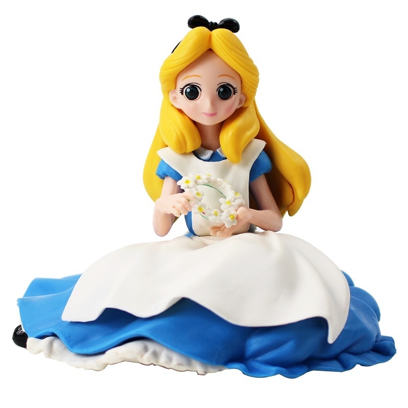 14cm Disney Princess Figure Alice in Wonderland Figure Dolls Alice ...