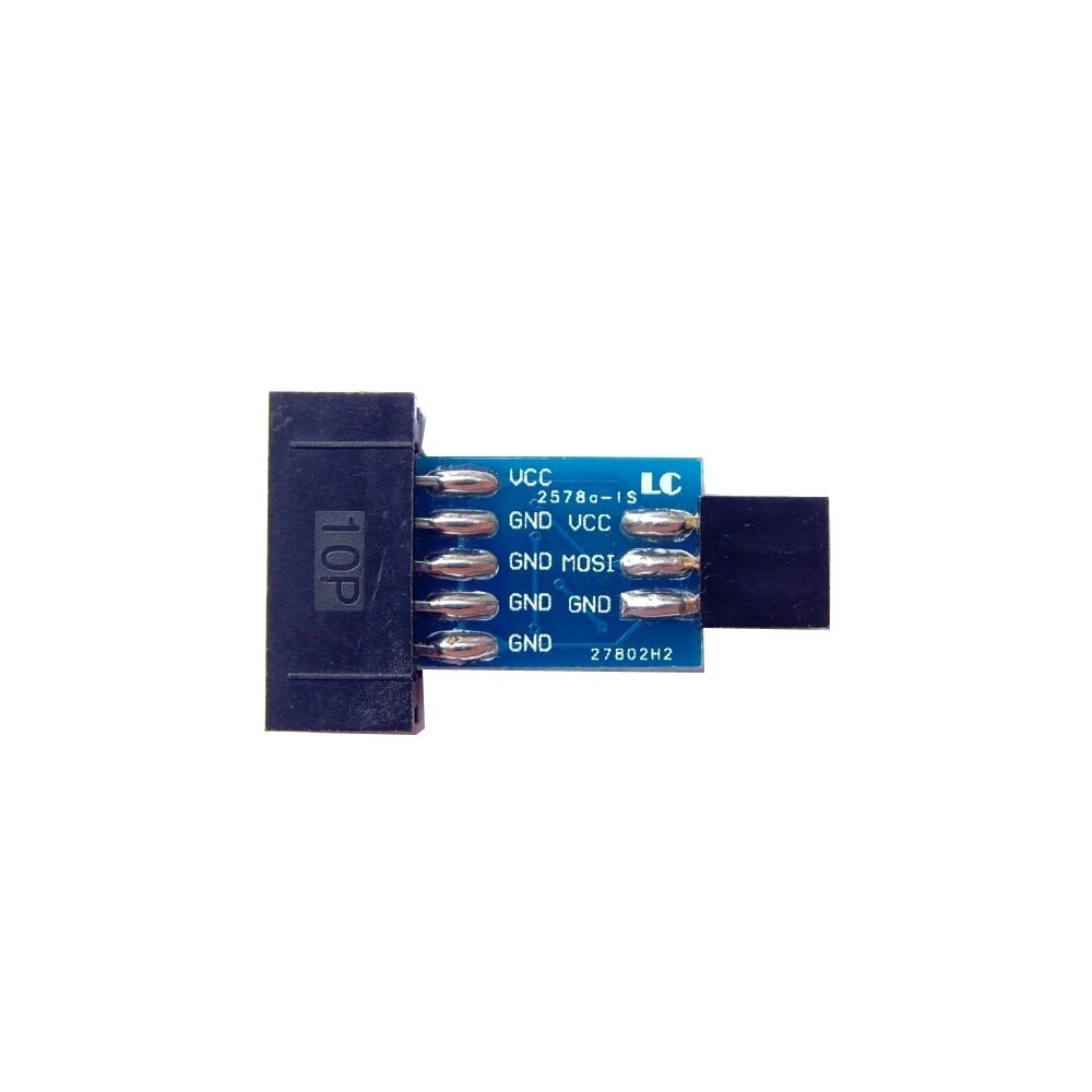 10Pin to 6PiN Convert Standard Adapter Board for AVRISP USBASP STK500 ...