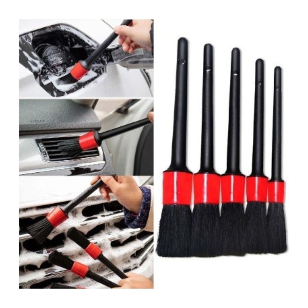 Original 5pcs cleaning brush for interior motor/car cleaning brushfor ...